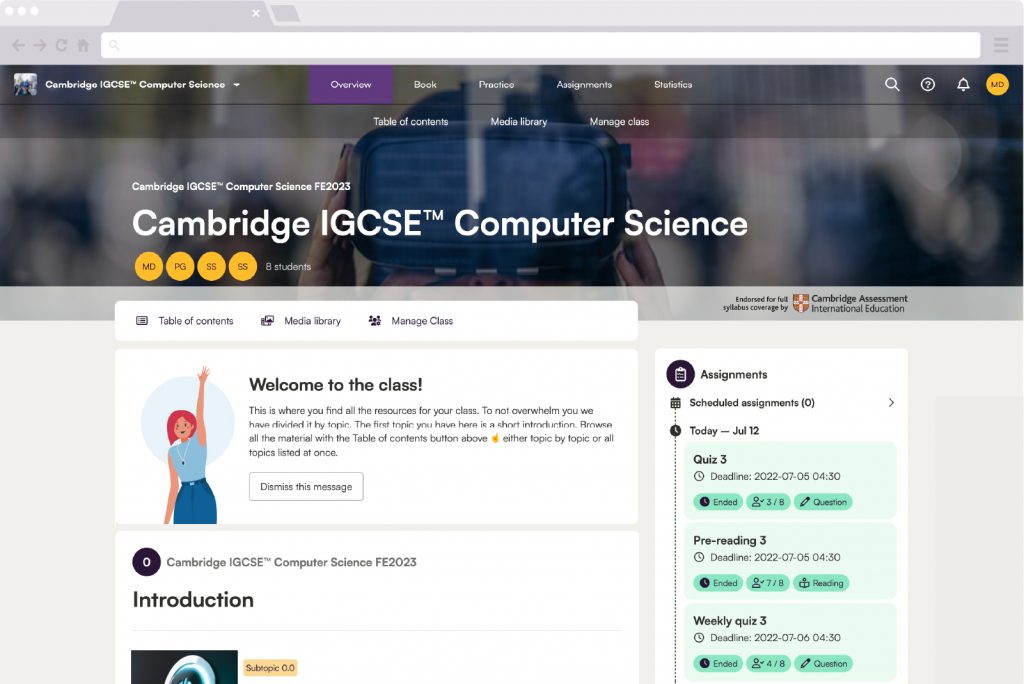 IGSCE Computer Science teaching resource - Kognity