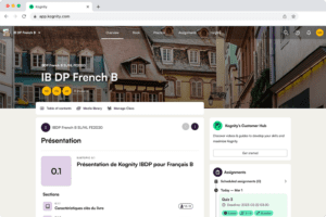 IB DP French B digital textbook & assessment resources - Kognity