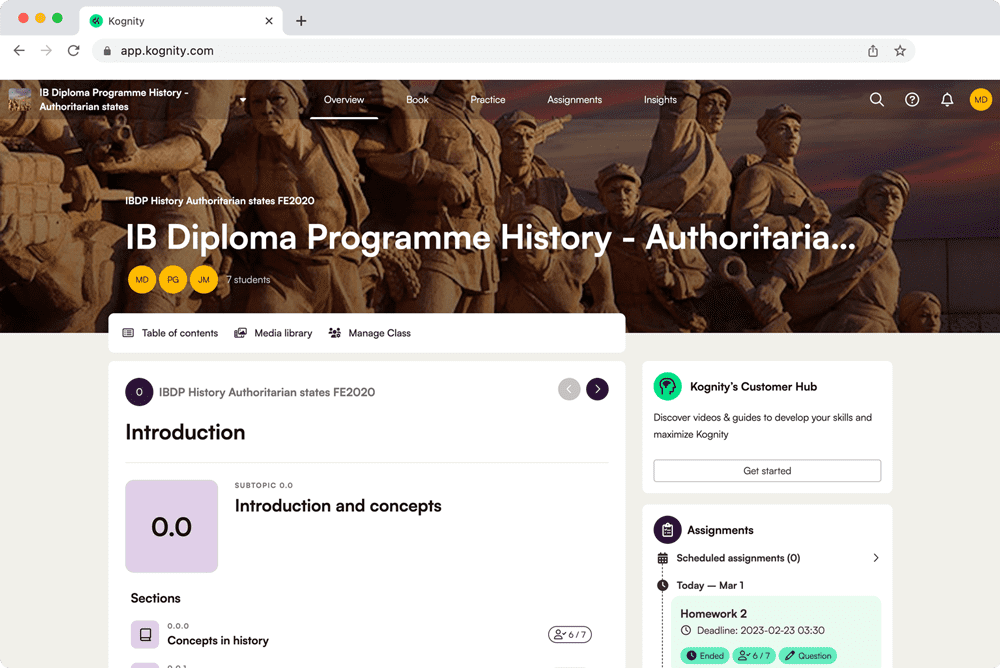 IB DP History (Authoritarian States) interactive texbook - Kognity