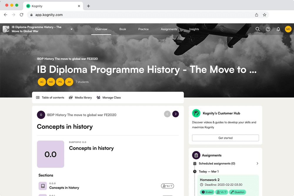 IB DP History (Move to Global War) interactive texbook - Kognity