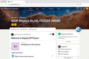 IB DP Physics digital textbook & assessment resources - Kognity