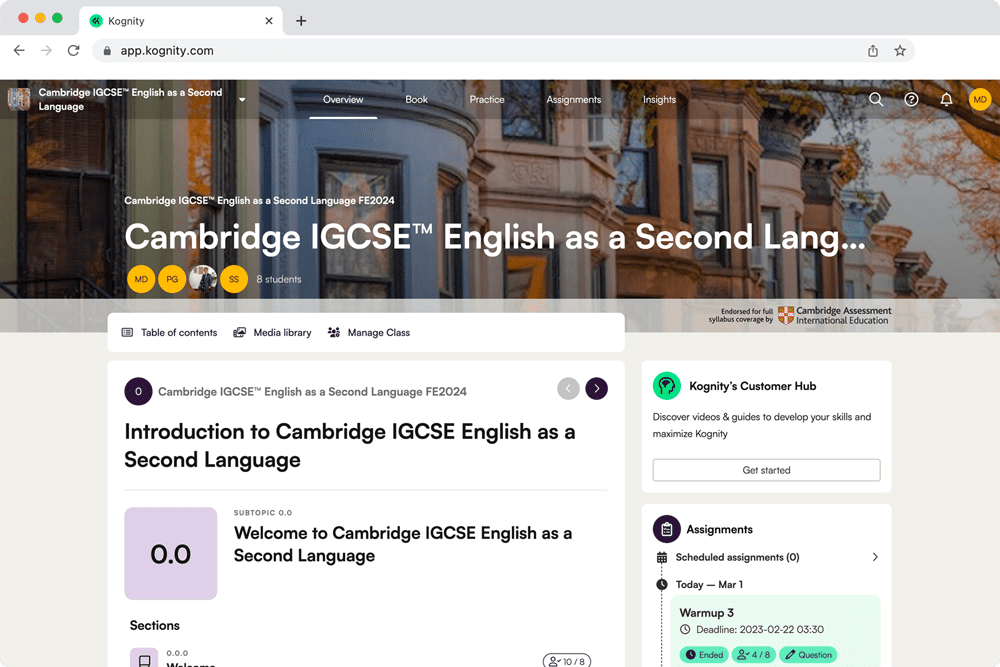 IGSCE English as a Second Language teaching resource - Kognity