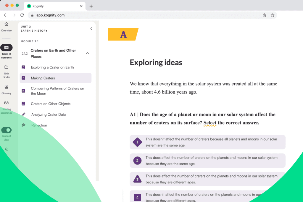 Earth and Space Science High School Course (NGSS) - Kognity