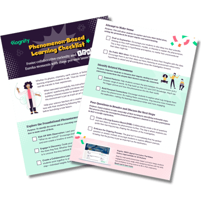 Phenomenon-Based Learning Checklist - Kognity