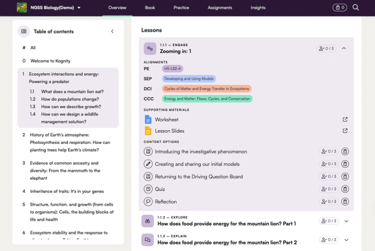 What’s New in Kognity for High School Science? - Kognity