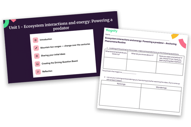 Kognity's Blended Resources for High School Science Teachers